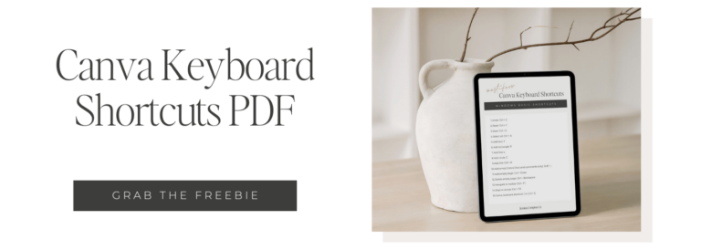 Create Digital Products Faster with 70+ Canva Keyboard Shortcuts